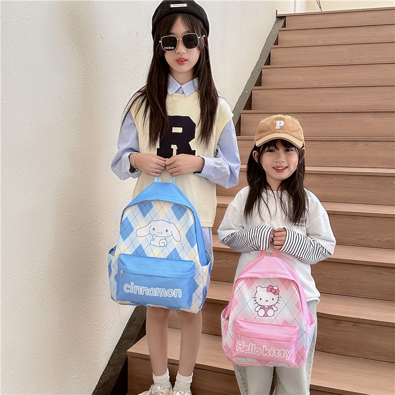 New Korean cartoon kids schoolbags cute kuromi hello Kitty melody ...