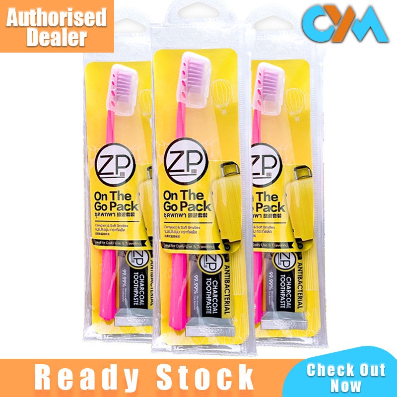 Zp Travel Kit Toothbrush Toothpaste 1Set On The Go Pack Travel Pack Set ...