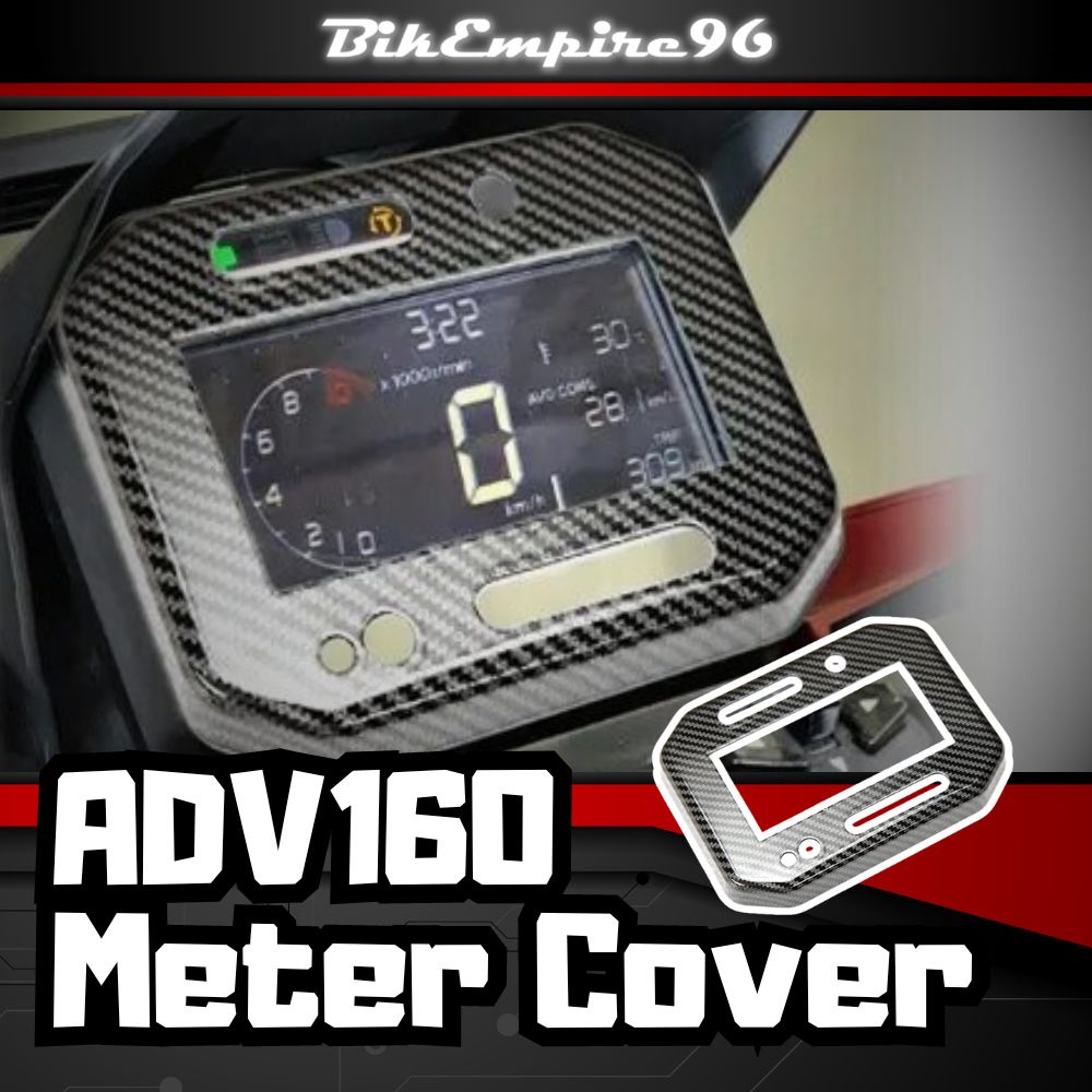 Honda ADV160 Meter Cover Carbon Design | Shopee Malaysia