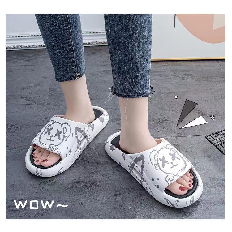 Sliper Lelaki Perempuan Getah Tapak Tebal Murah 905 Selipar budak Korea ...