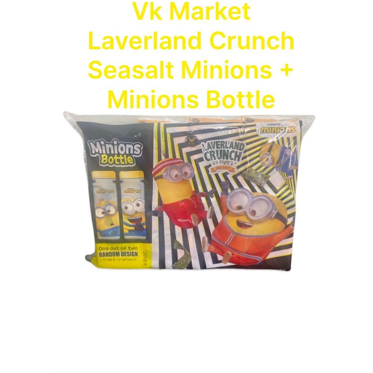 Laverland Crunch Seasalt Minions Set Bottle ( 4.5GX12PCS ) | Shopee ...