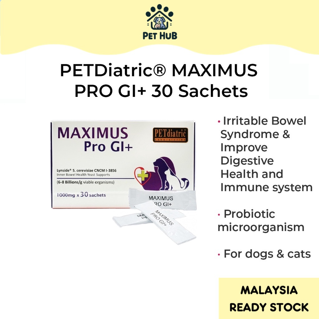 PETdiatric MAXIMUS PRO GI+ 30 Sachets Intestine Health | Shopee Malaysia