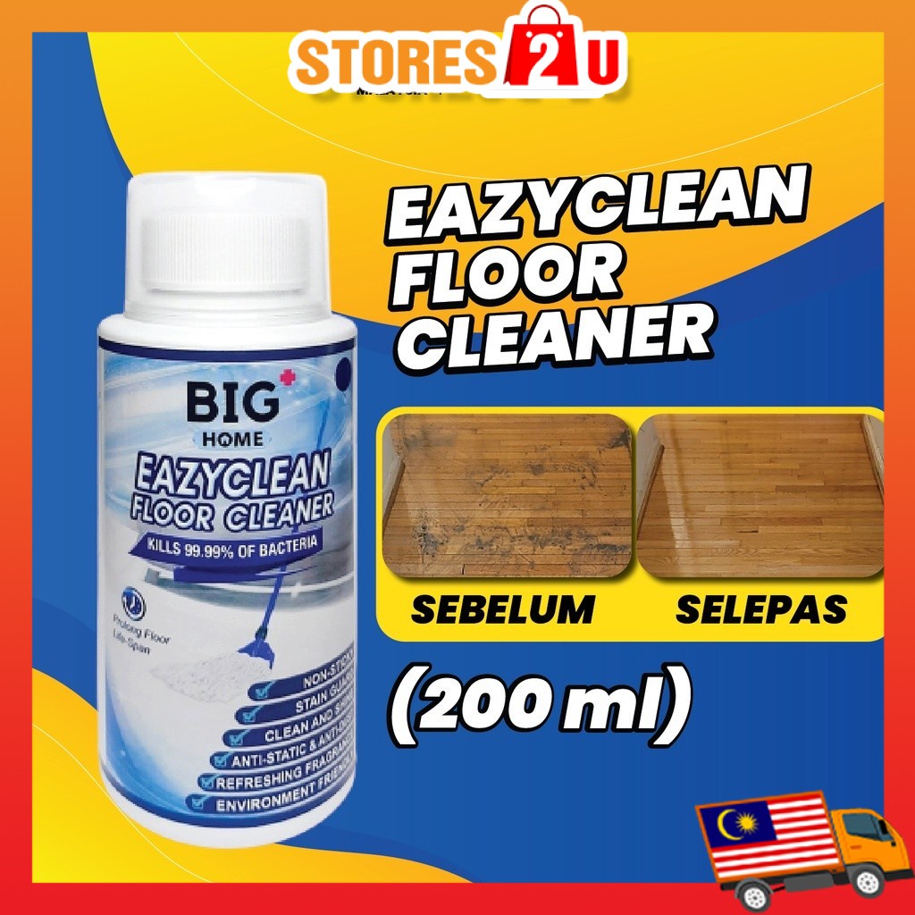 [Trial Pack 200ml] BIG+ Floor Cleaner EazyClean Wax Cleaning Mop Mosaic ...