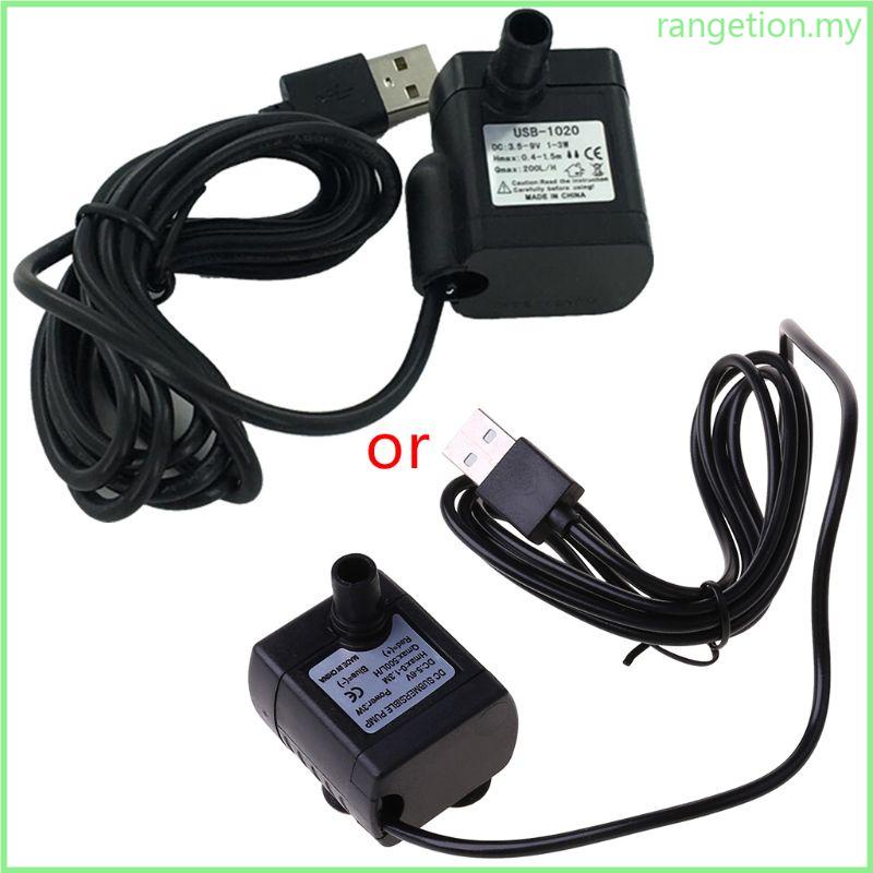 RAN Submersible Pumps Adjustable Water Flow Max 200L H Quiet Mini Water ...