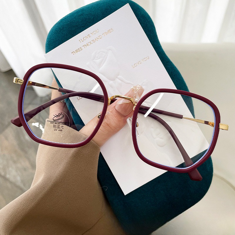 Anti Blue Light Transparent Anti-Radiation Glasses for Women Computer ...