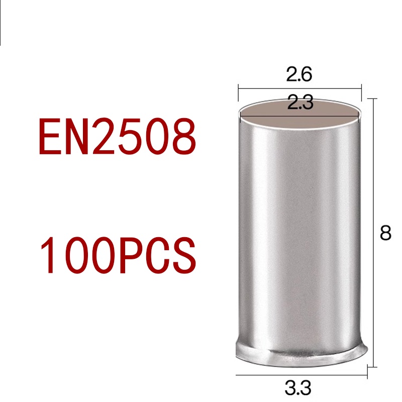 EN And GT Wire Connector TerminalCopper Wire Butt Joint Connecting Pipe ...