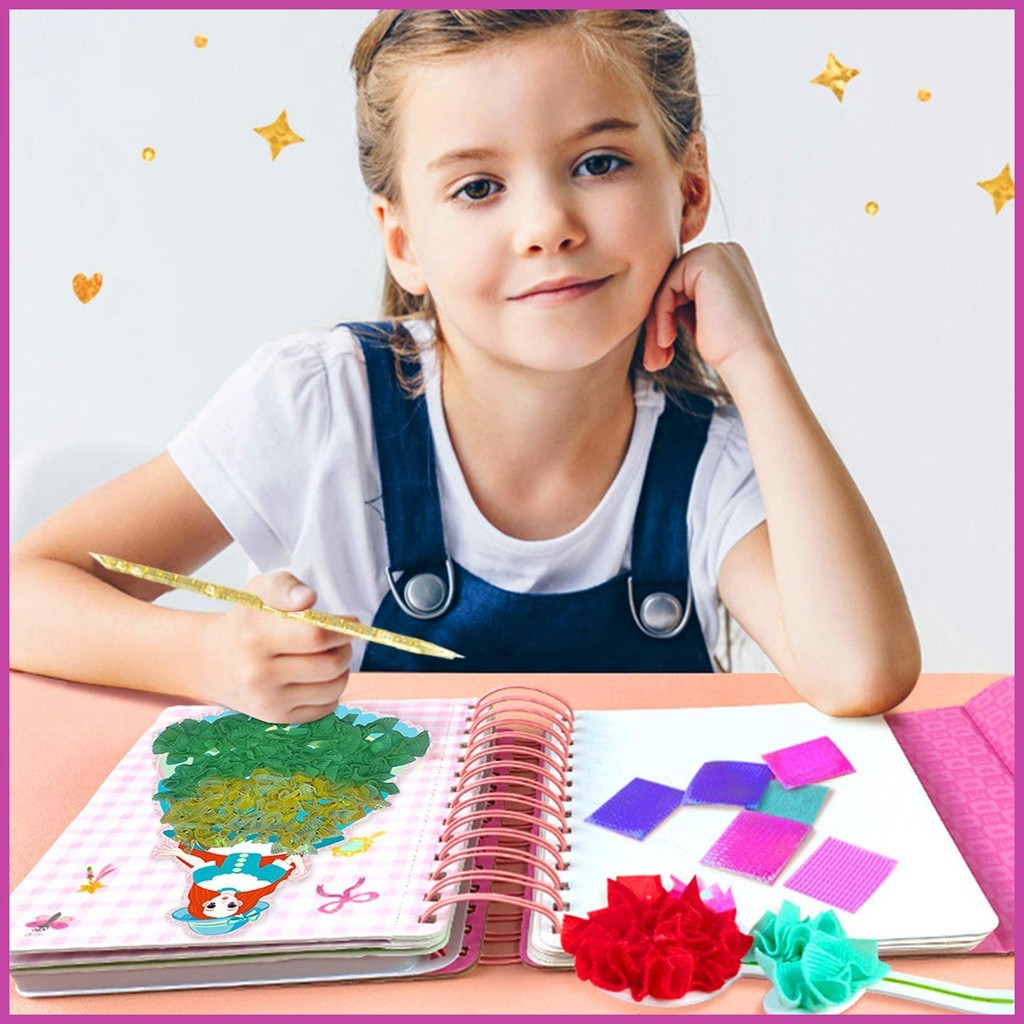 Fabric Art Frenzy For Kids Sticker Art Book For Kids Dress-Up ...