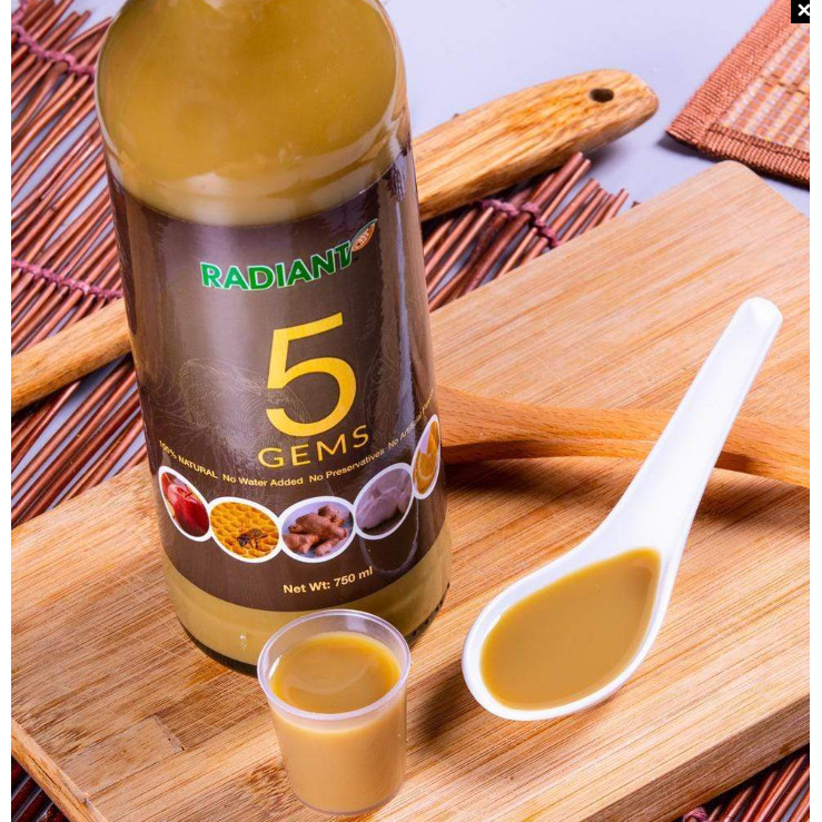 Radiant 5 Gems 750ML | Shopee Malaysia