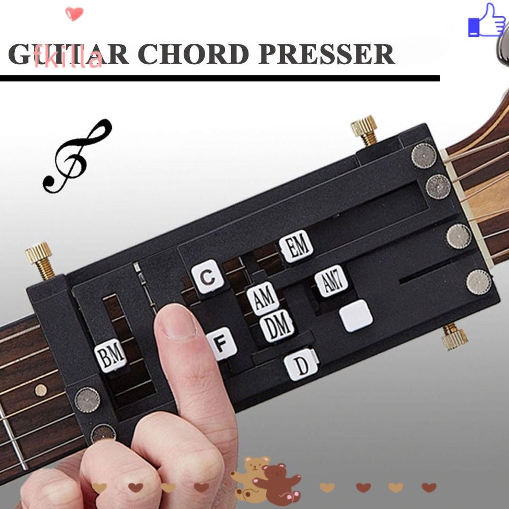 FKILLA1 Guitar Chord Presser, Portable Chords Learning Tools ...