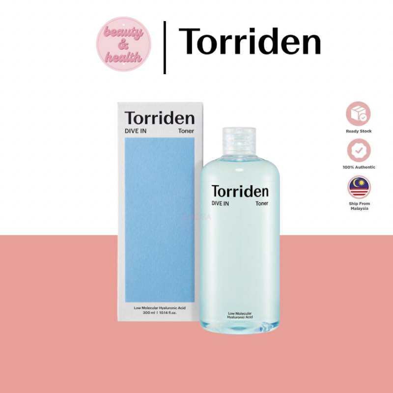 [BUY 2 FREE 1] Torriden DIVE-IN Low molecule Hyaluronic acid Toner 300ml | Shopee Malaysia
