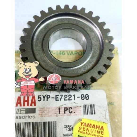 100% ORIGINAL YAMAHA LC135 2ND WHEEL GEAR 0 5YP-E7221-00 GEAR BOX GIGI ...
