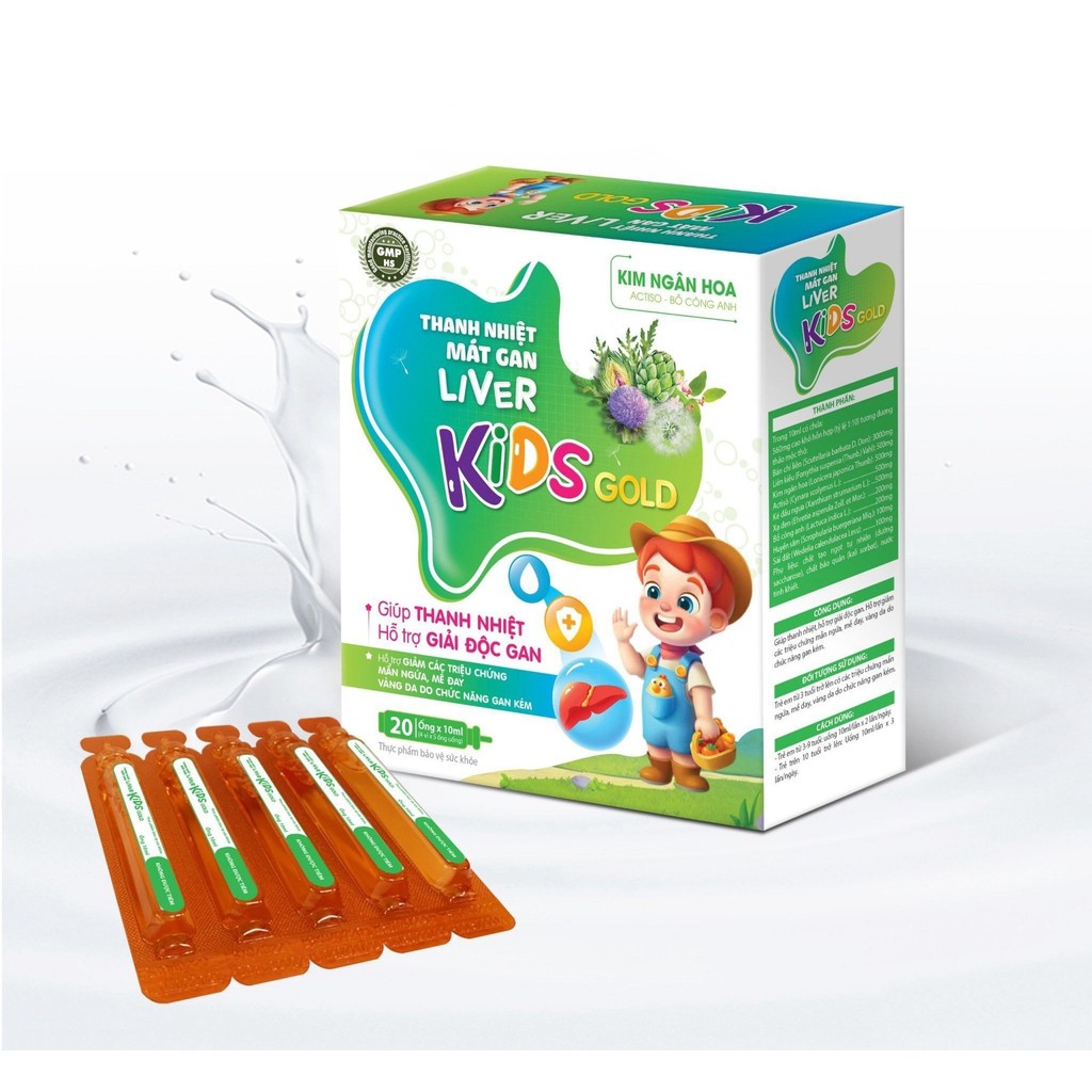Liver kids gold cools the Liver (Box of 20 tubes x 10ml) | Shopee Malaysia