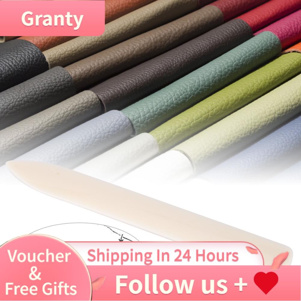 Granty 5Pcs Leather Craft Folder White Plastic DIY Hand Made Edge ...