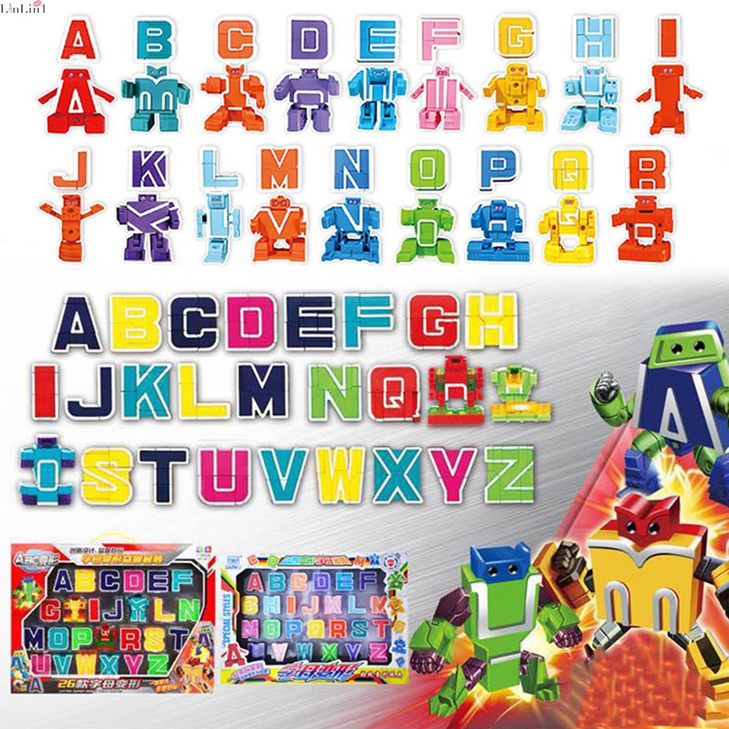 Alphabet Robots Toys For Kids STEM ABC Learning Toys Stem Montessori ...