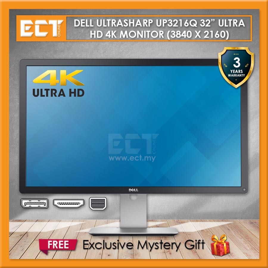 [Clearance] Dell UP3216Q UltraSharp 32" Inch Ultra HD 4K Monitor with PremierColor (3840x2160 ...