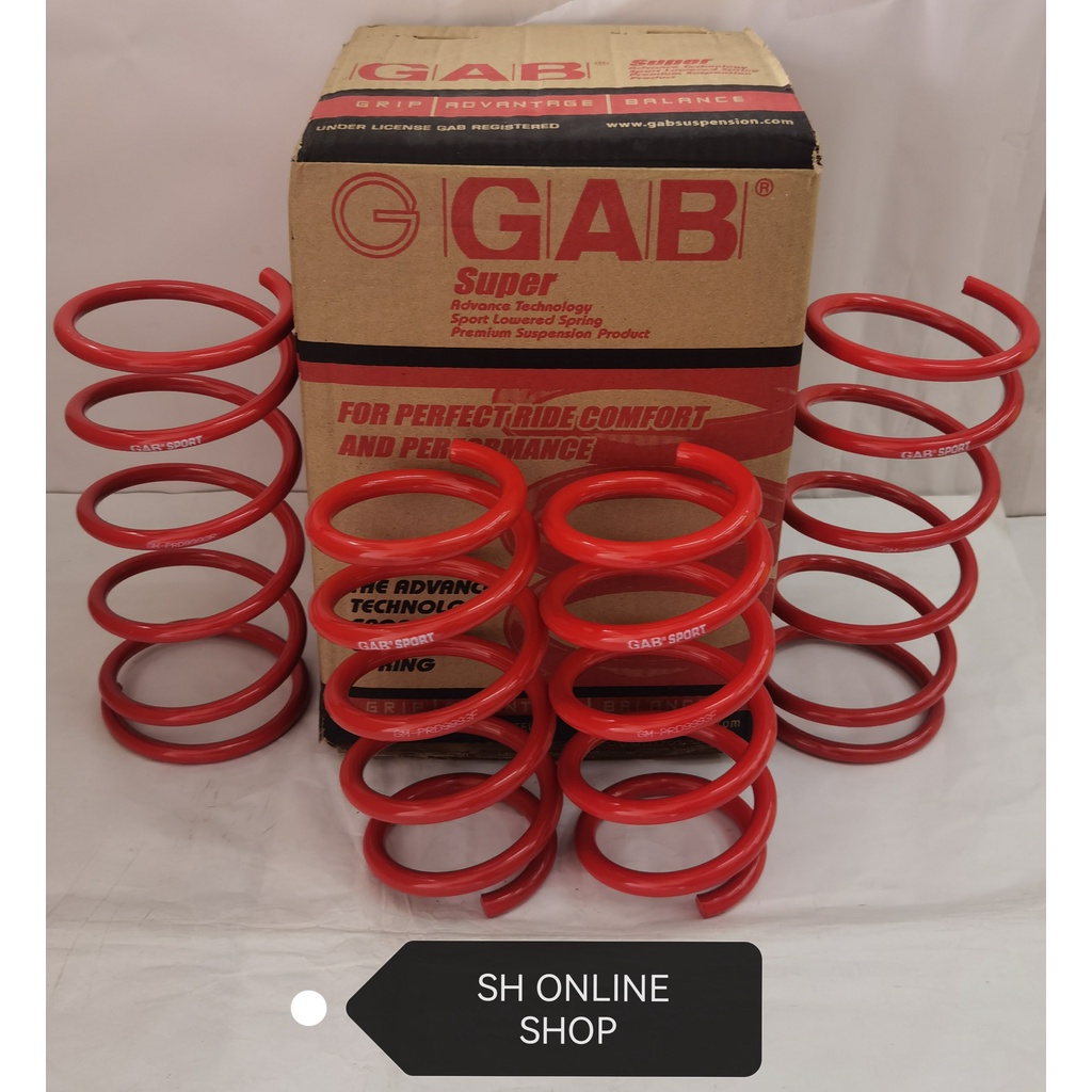 GAB Sport Coil Spring for Perodua Viva (1Set=4pcs) | Shopee Malaysia