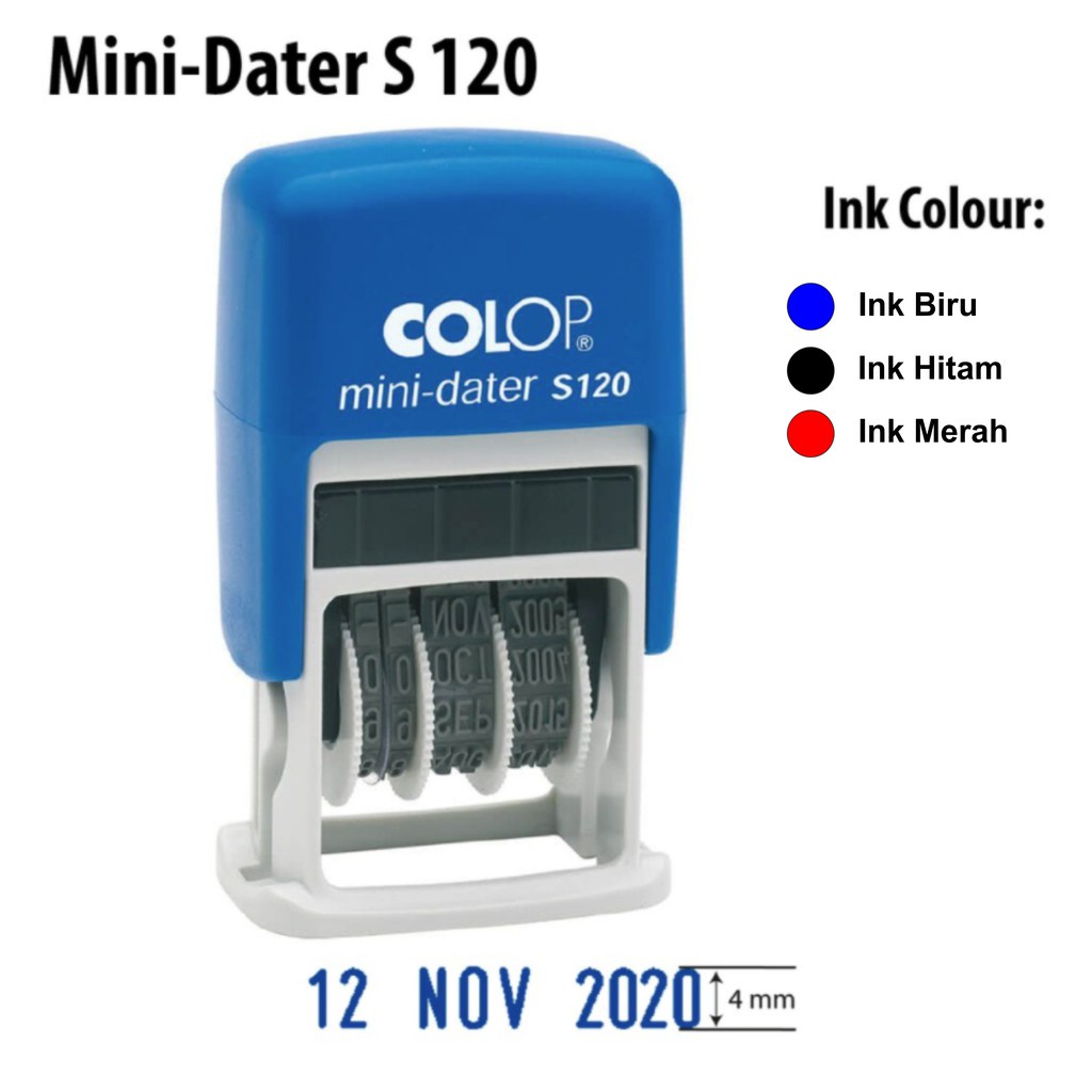 COLOP Mini-Dater S 120 / Cop Tarikh yang Simple dan Popular for Office ...