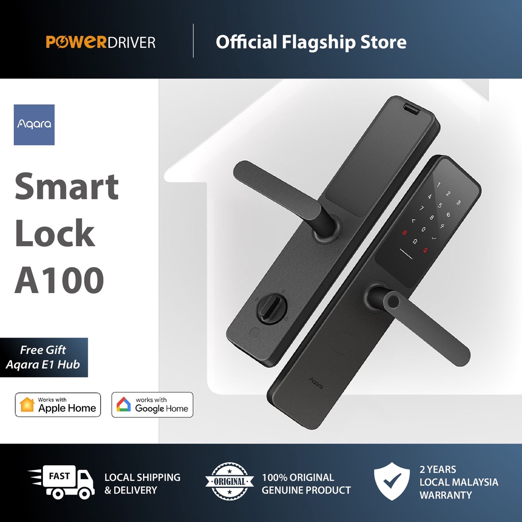 Aqara Smart Lock A100 Apple Homekit Doorlock Google Assistant (price ...