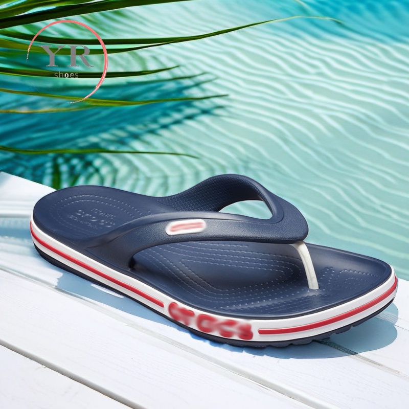 Unisex Men Women Flip Flops Casual Lightweight Crocs Flip Flops Anti ...