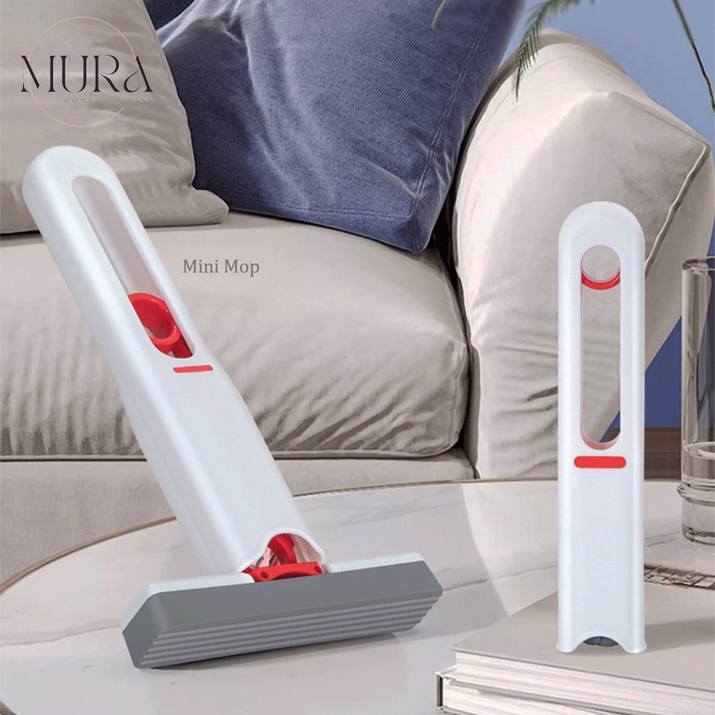 Mop Kecil Kain Meja Portable Mini Squeeze Mop Cleaning Desk Glass ...