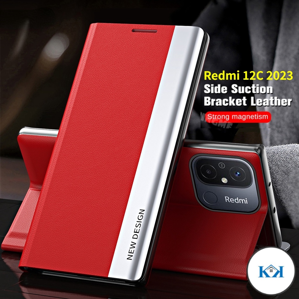KK Redmi 12C 2023 Magnetic Flip Cover For Redmi 12C C12 2023 Redmi12C ...