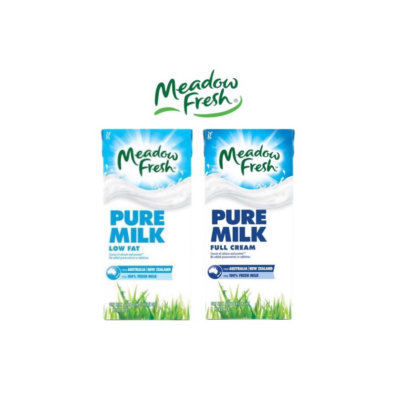 Meadow Fresh UHT Pure Milk Full Cream / Low Fat 1L | Shopee Malaysia