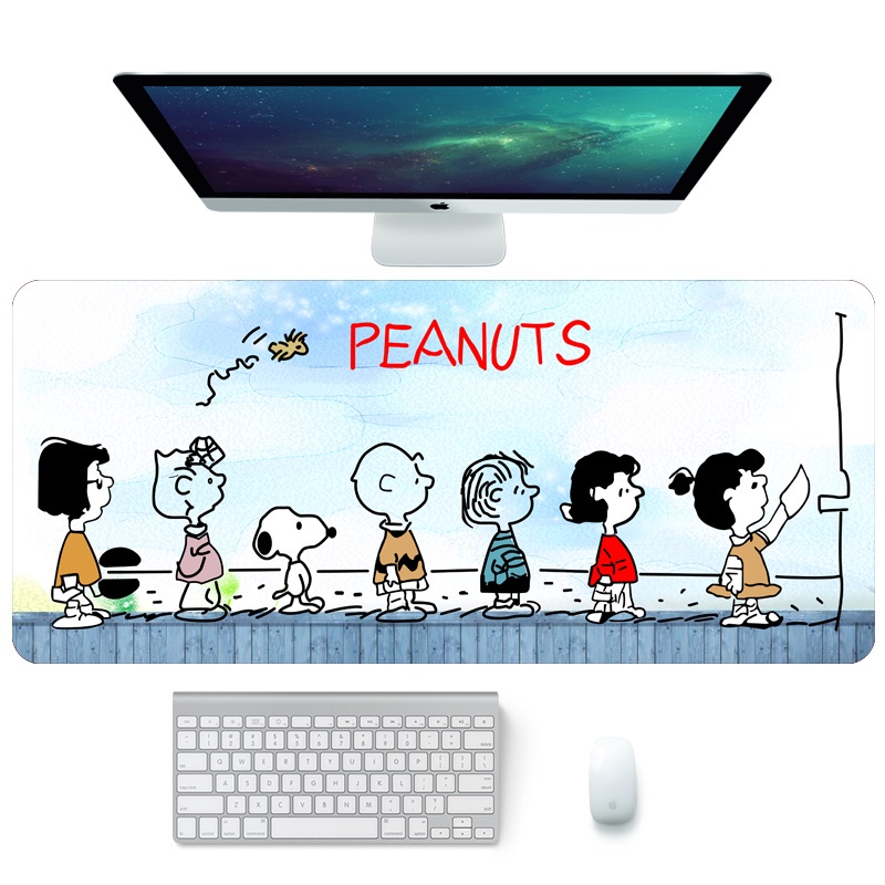 Snoopy Mousepad Super Large Writing Desk Pad Snop Computer Keyboard ...