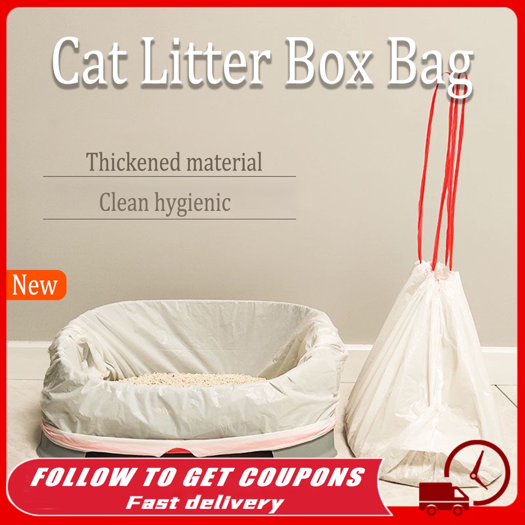 🔥XL/XXL Cat Litter Box Bag Cat Litter Filter Bag Portable Hygienic ...