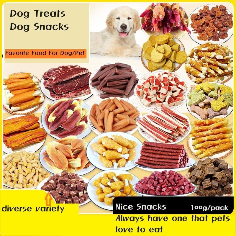 Dog Treats Dog Snacks 100g Puppy Treats Dog Snack Teething Stick Pet ...