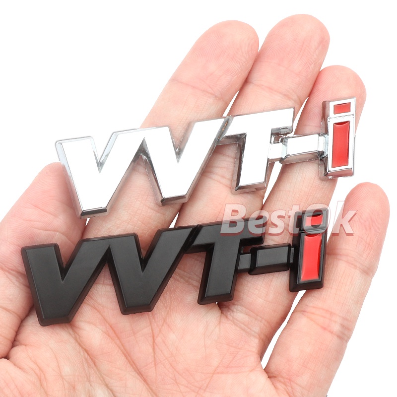 1Pcs Universal Car 3D Metal VVT-i VVTi Logo Decal Sticker for Toyota ...
