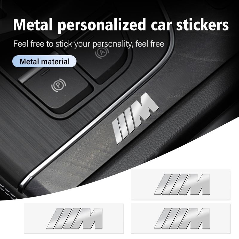 Car Logo Creative Metal Decoration Sticker Wiper Center Console Windows ...