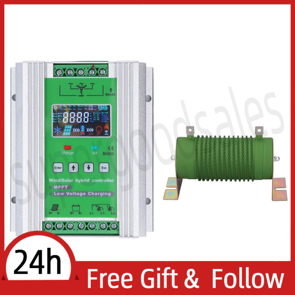 Supergoodsales Aluminum Alloy Wind Solar Hybrid Charge Controller 1000W ...