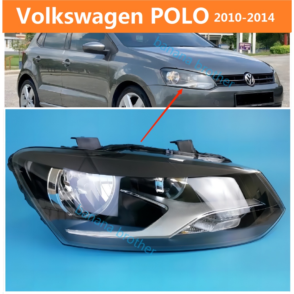 Volkswagen Polo 2010-2014 Polo Vento Headlamp Headlight Sedan&Hatchback ...