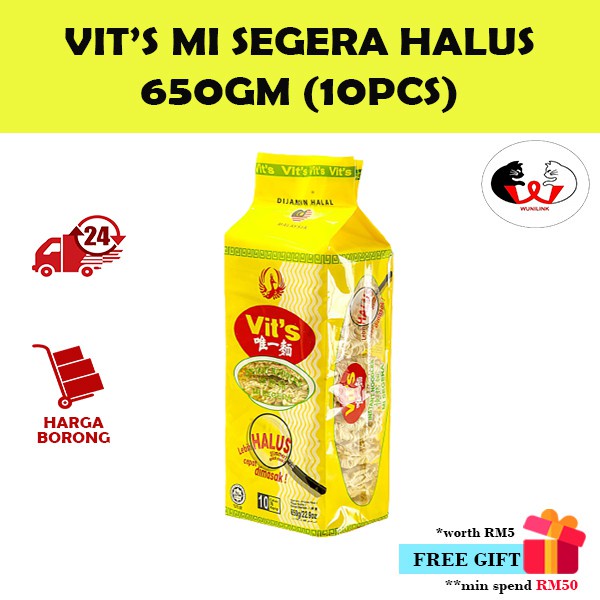 Vit's Instant Noodles Slim/Vit's Mi Segera Halus [650GM] | Shopee Malaysia