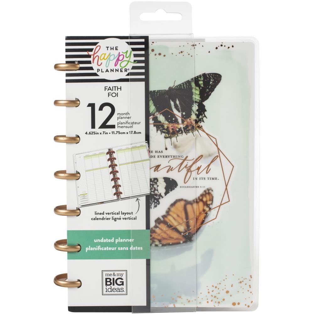 MAMBI Happy Planner 12-Month Undated Mini Planner 7"X4.625" - FAITH ...