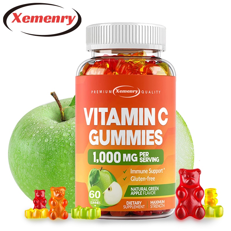 Vitamin C 1000 mg Gummies for Adults and Kids - Powerful Immune Support ...