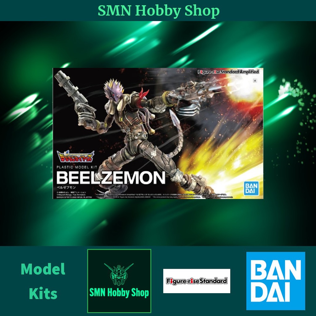 FRS - Figure-Rise Standard Amplified Beelzemon Toys Plastic Model Kit [Digimon] (Bandai ...