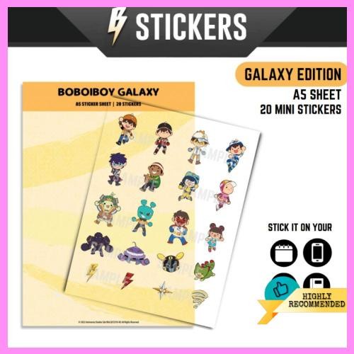 Boboiboy Sticker Sheet A5 Size Clear Waterproof High Quality Kid ...