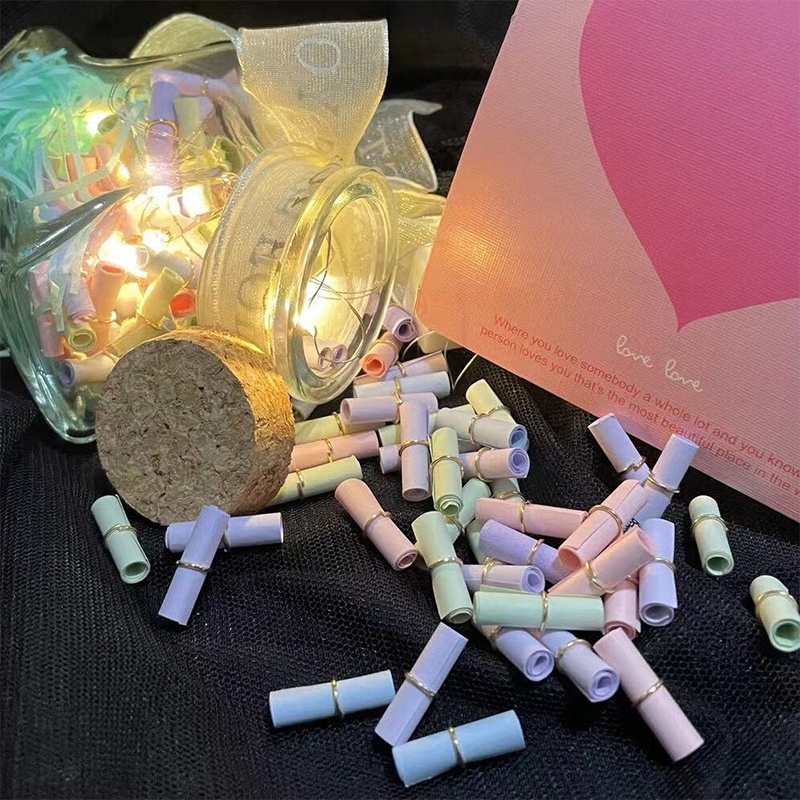 DIY Wishing Bottle Jar with Cork Wish Vial Container with Cork Stopper Christmas Kids Christmas ...