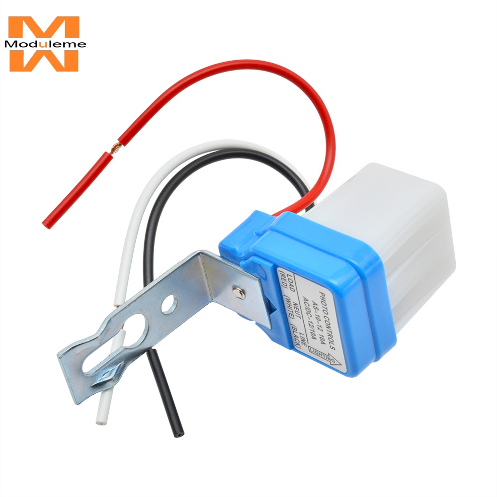 DC 12V 10A Auto On Off Photocell Light Switch Photoswitch Rainproof ...