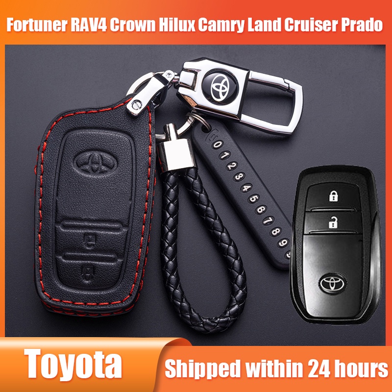 For Toyota Fortuner RAV4 Crown Hilux Camry Land Cruiser Prado Leather ...