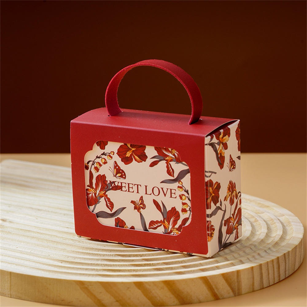 New European Wedding Candy Box Portable Gift Boxes Sweet Wishes Happy ...