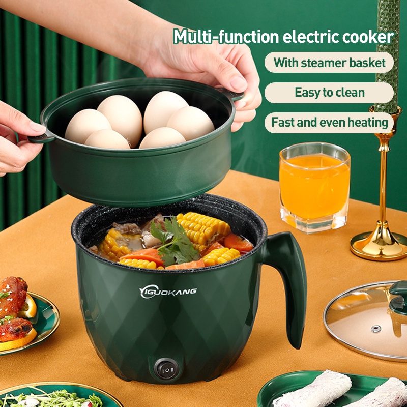 Multi-function Rice Cooker Non-stick Electric Steamer Rice Cooker Frying Pan Cooking Pot ...