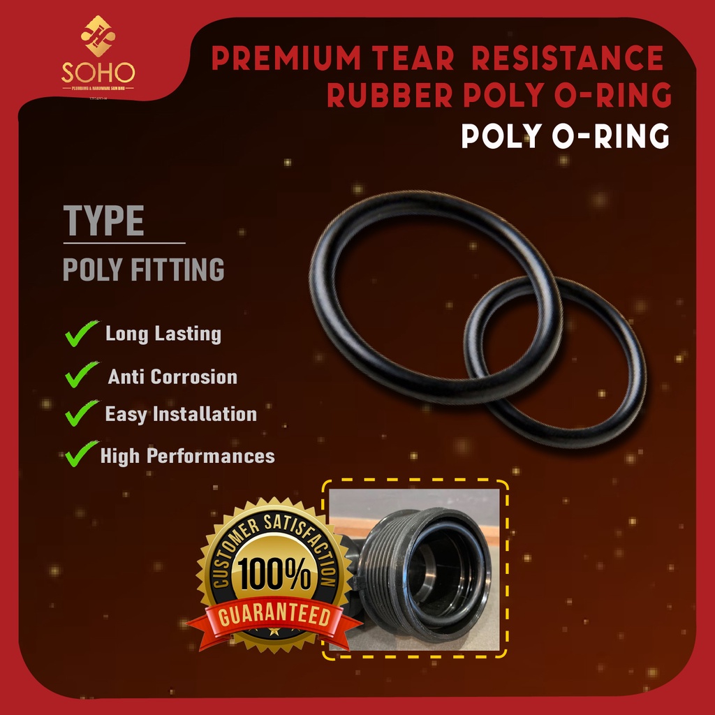 Poly O-Ring Poly Fitting Sealing Gasket Getah O Ring Rubber Ring ...