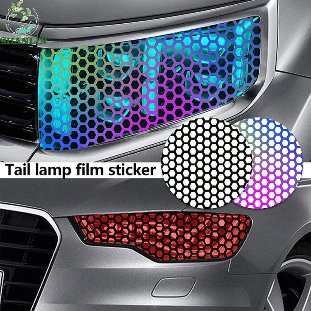 SHANLIN Car Honeycomb Sticker, Anti-scratch Universal Automobile Lamp ...