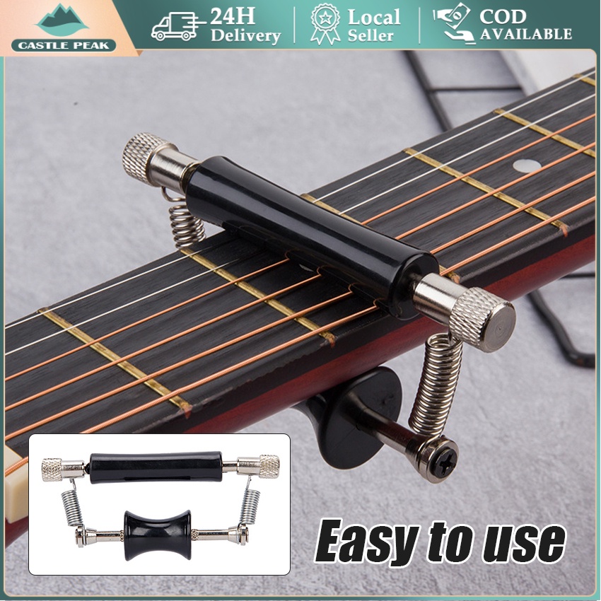 Aluminum Alloy Metal Guitar Capo Rolling Glider Sliding Capo Guitar ...