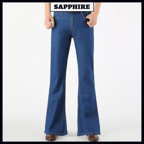 2024 Bootcut jeans seluar kerja lelaki plus size In the 1980s classic ...