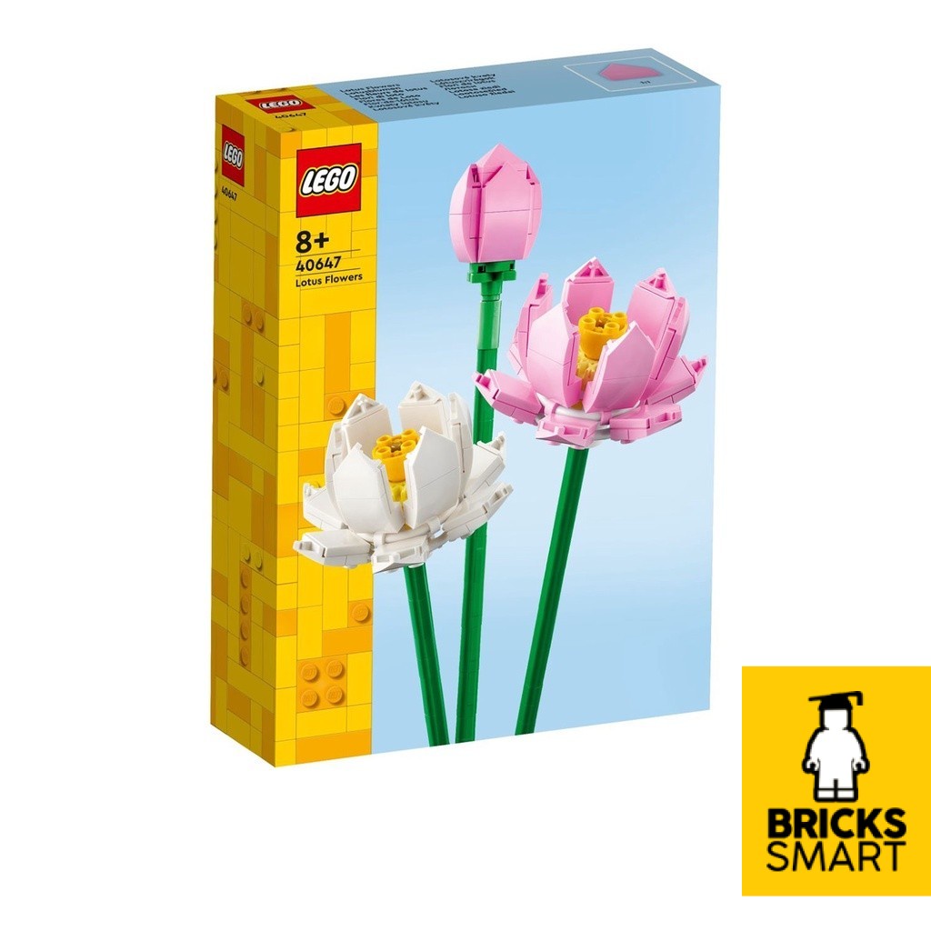 LEGO 40647 Lotus Flowers Building Kit (220 Pieces) | Shopee Malaysia
