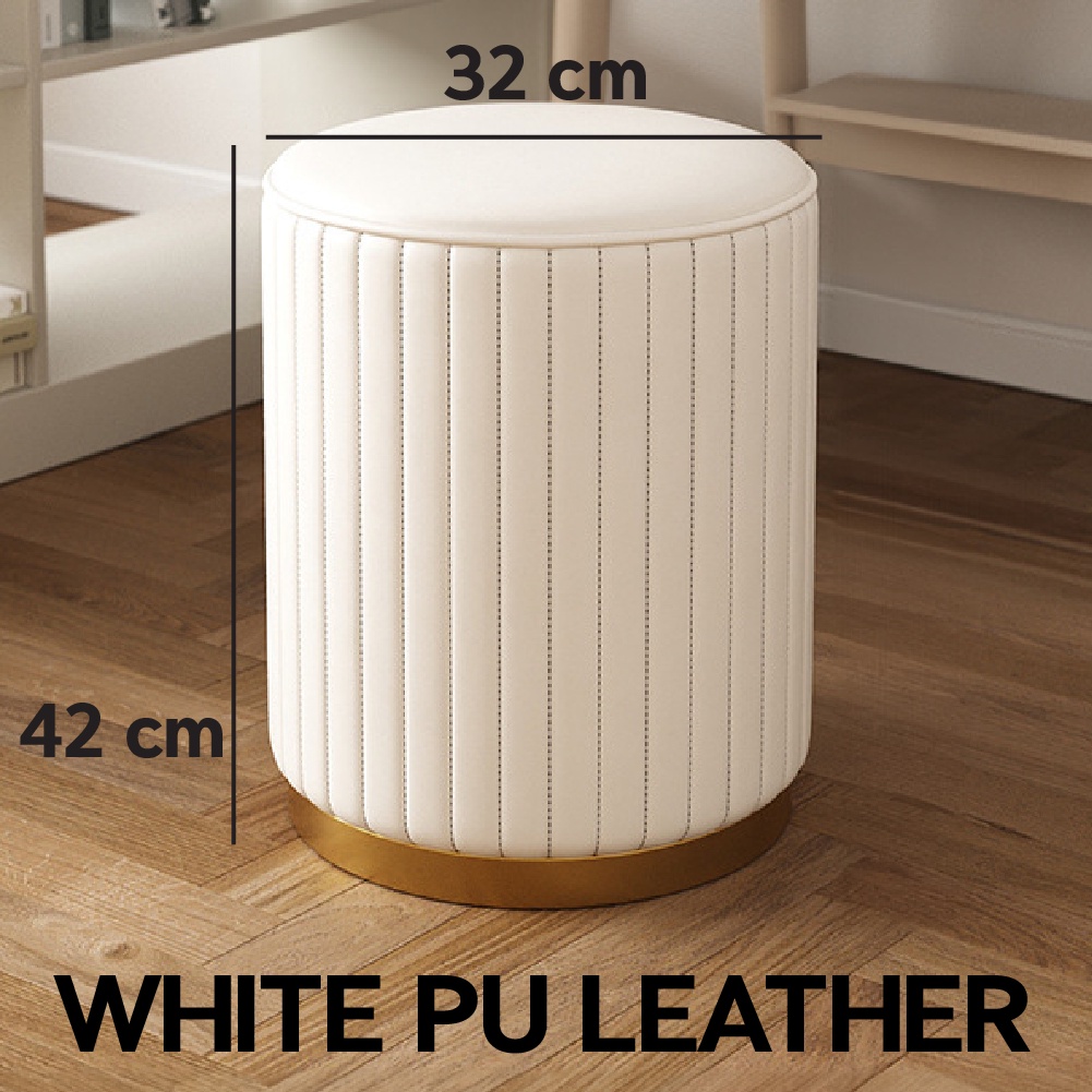 Dressing Stool Chair Vanity Stool Makeup Stool Nordic Luxury Round ...