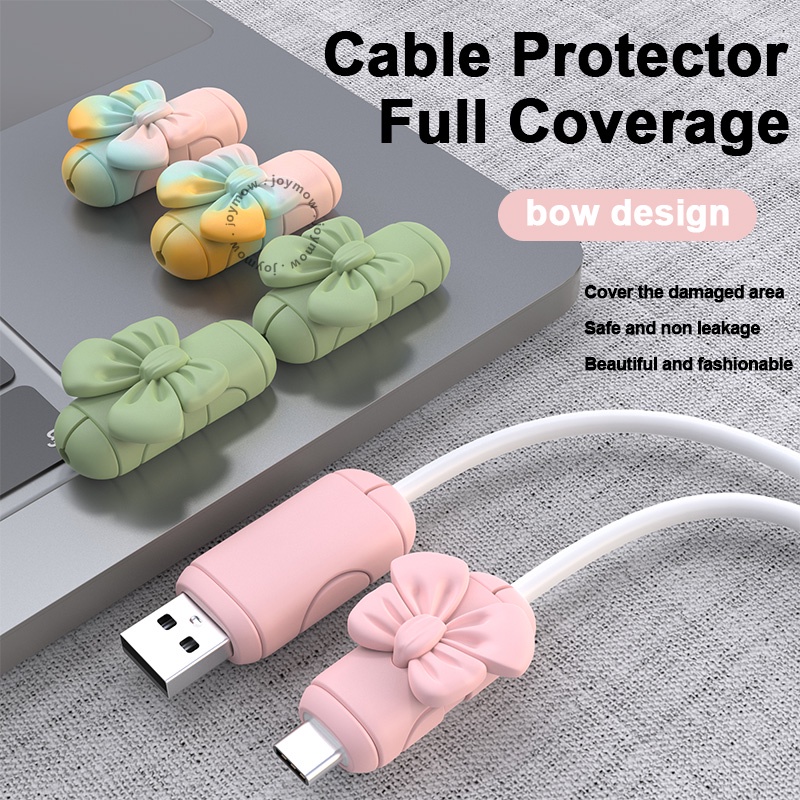 Joymow Cable Protector Silicone Cable Cover Anti-breaking Bow Wire ...